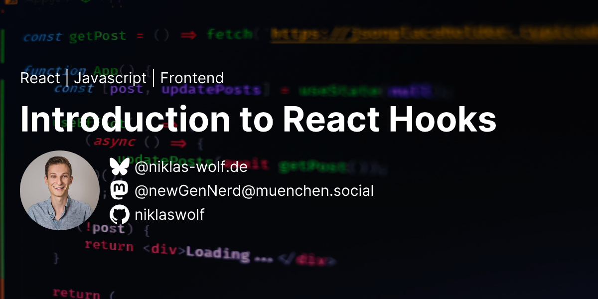 Introduction to React Hooks